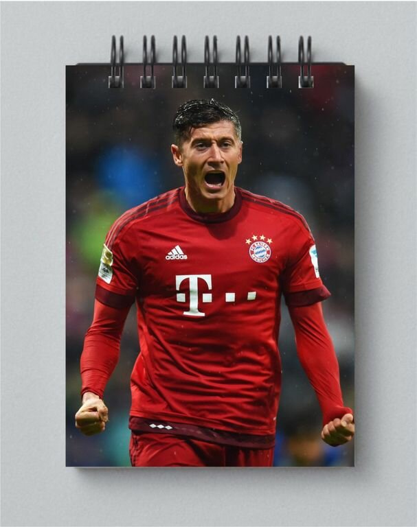 Блокнот Роберт Левандовский, Robert Lewandowski №6, А4