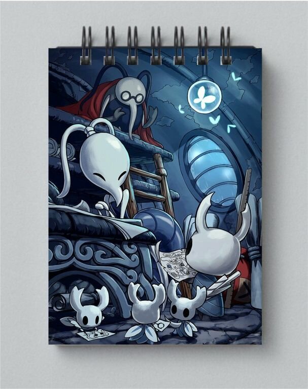 Блокнот Hollow Knight, Холлоу Найт №8, А5, 15 на 21 см