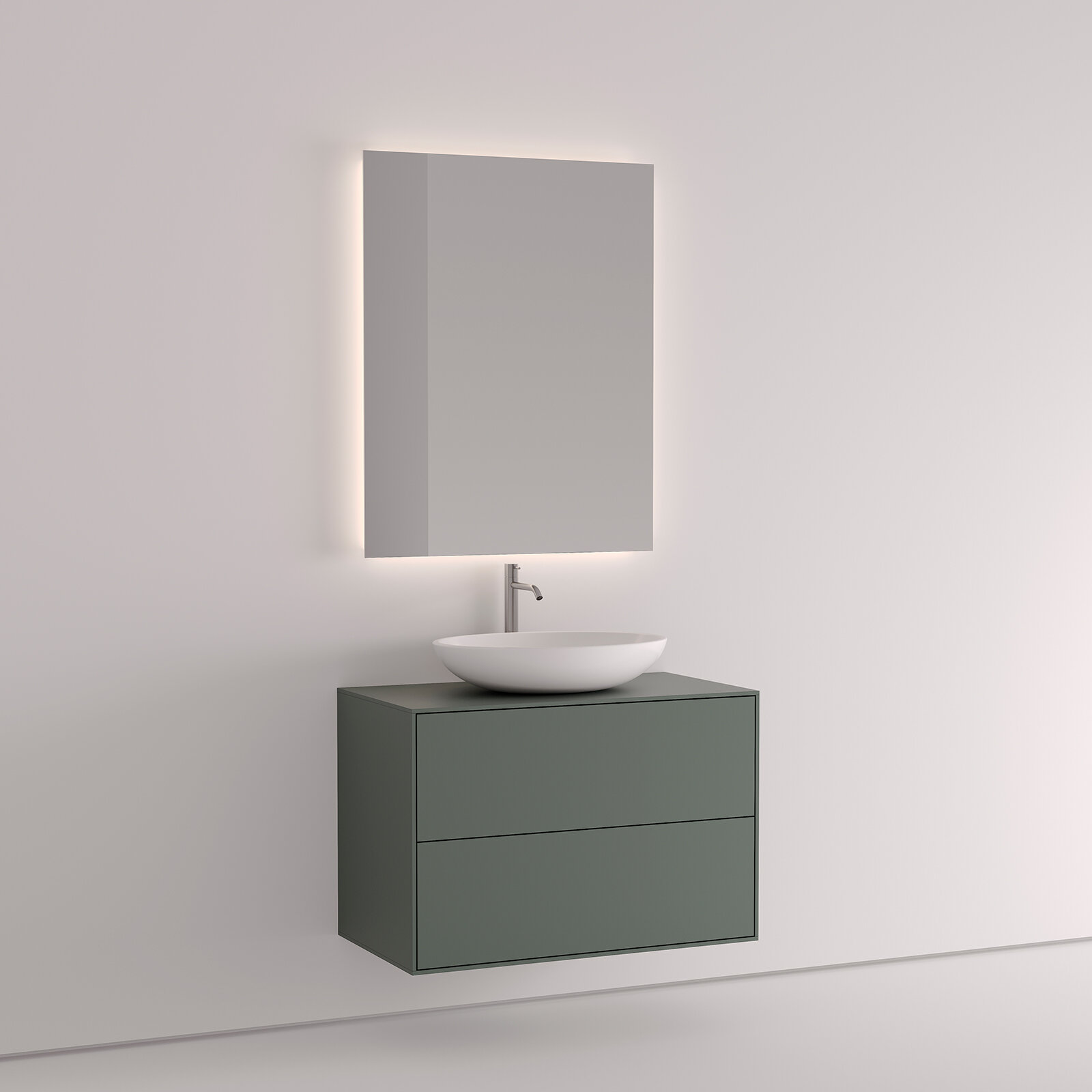 Подвесная тумба под раковину 110 см. Vivomobili VERDE COMODORO