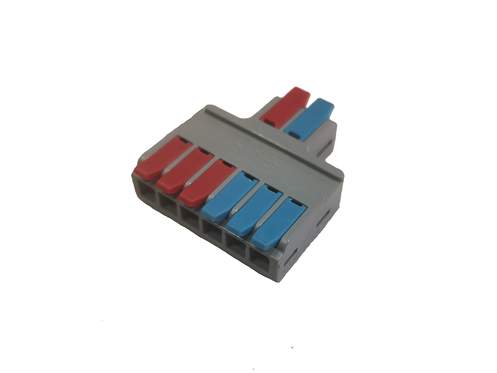 Клемма DEFA "DEFA LT 2-6", разжимная, алюмомедный сплав, 450 В, 35 A