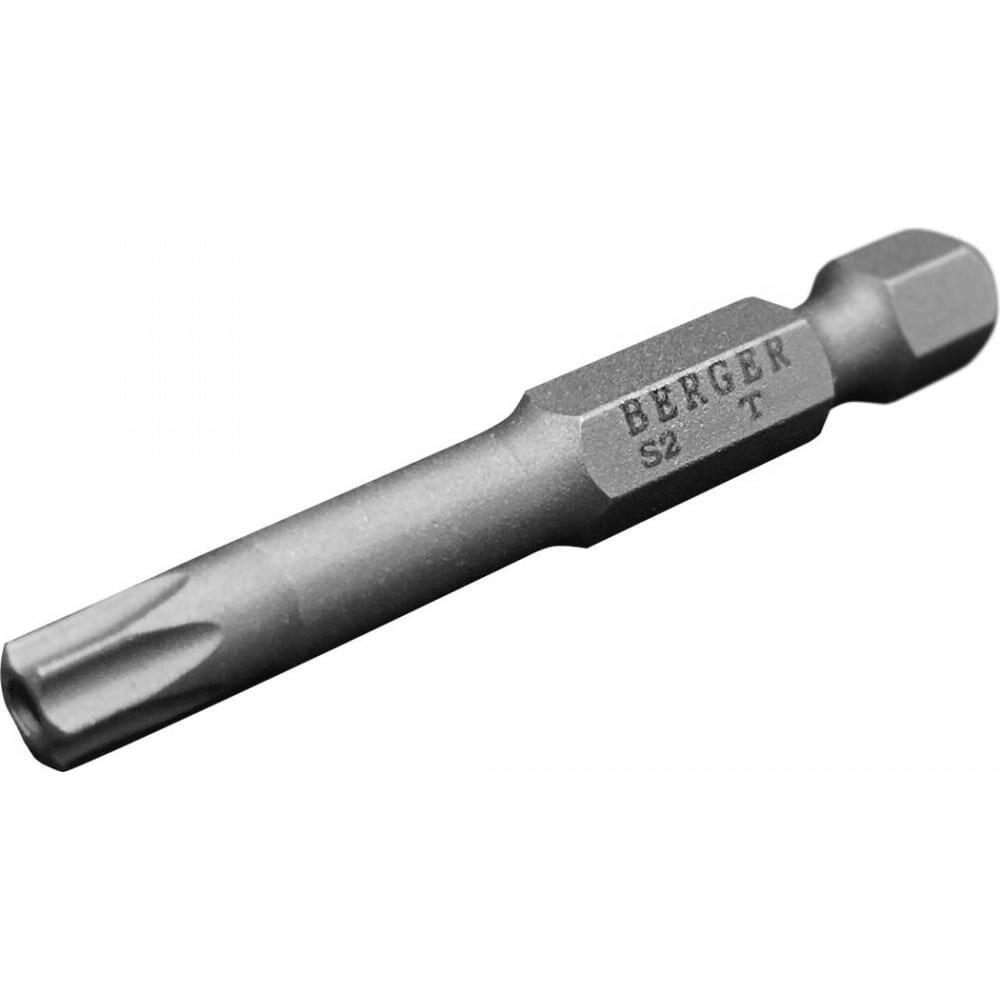 Биты магнитные TORX с отверстием T20H, 50 мм, 2 шт, S2 Berger BG BG2414