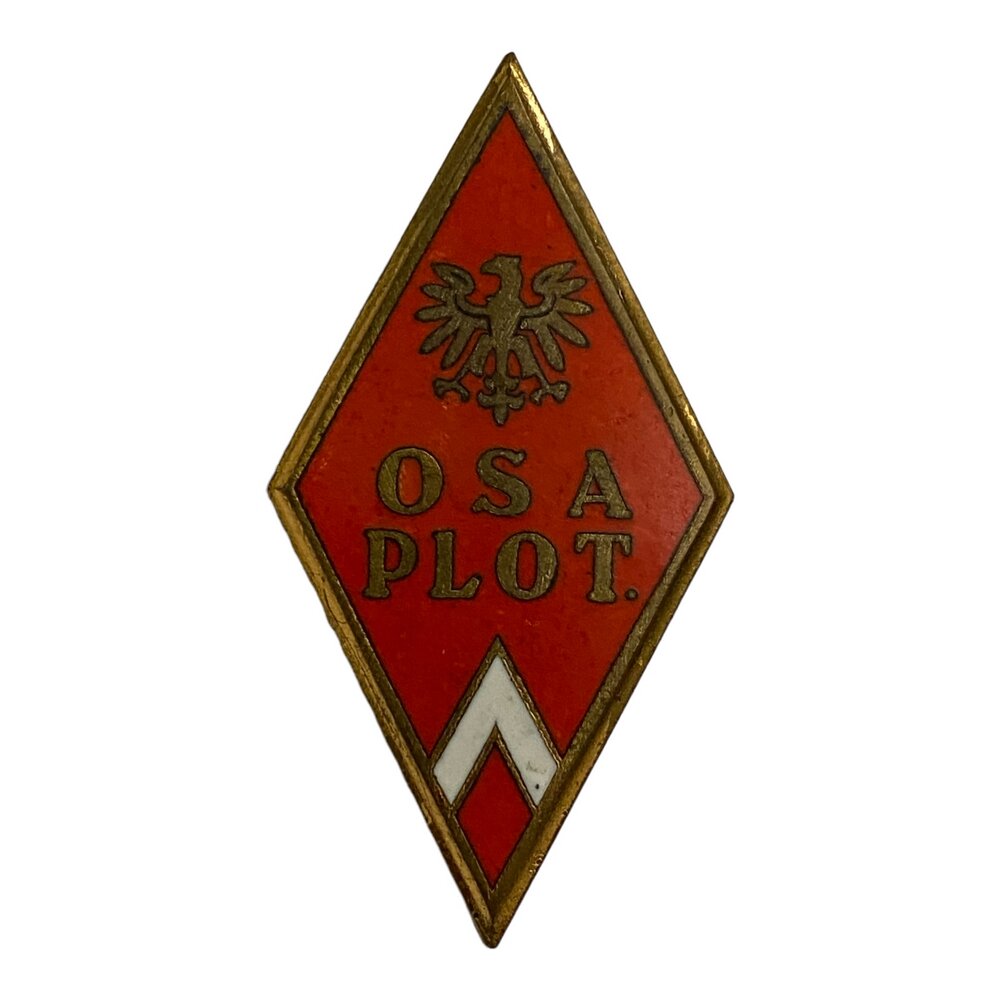 Ромб "Офицерская школа зенитной артиллерии" Польша 1961-1970 гг.