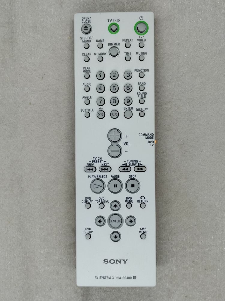 Оригинальный Пульт д-у Sony RM-SS400