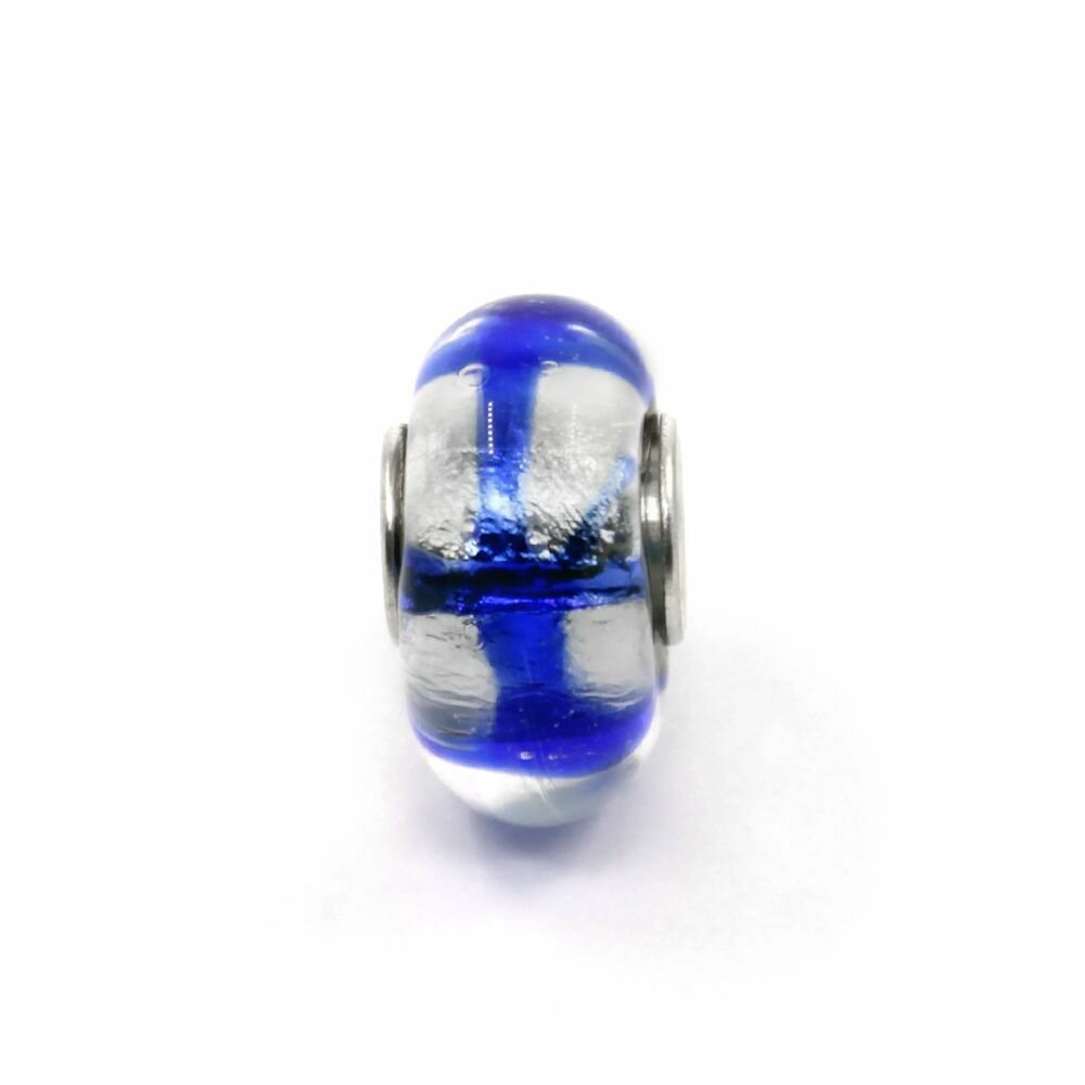 Шарм Handinsilver ( Посеребриручку ), муранское стекло
