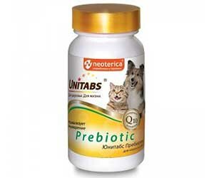Витамины для кошек и собак Unitabs prebiotic 100таб u310