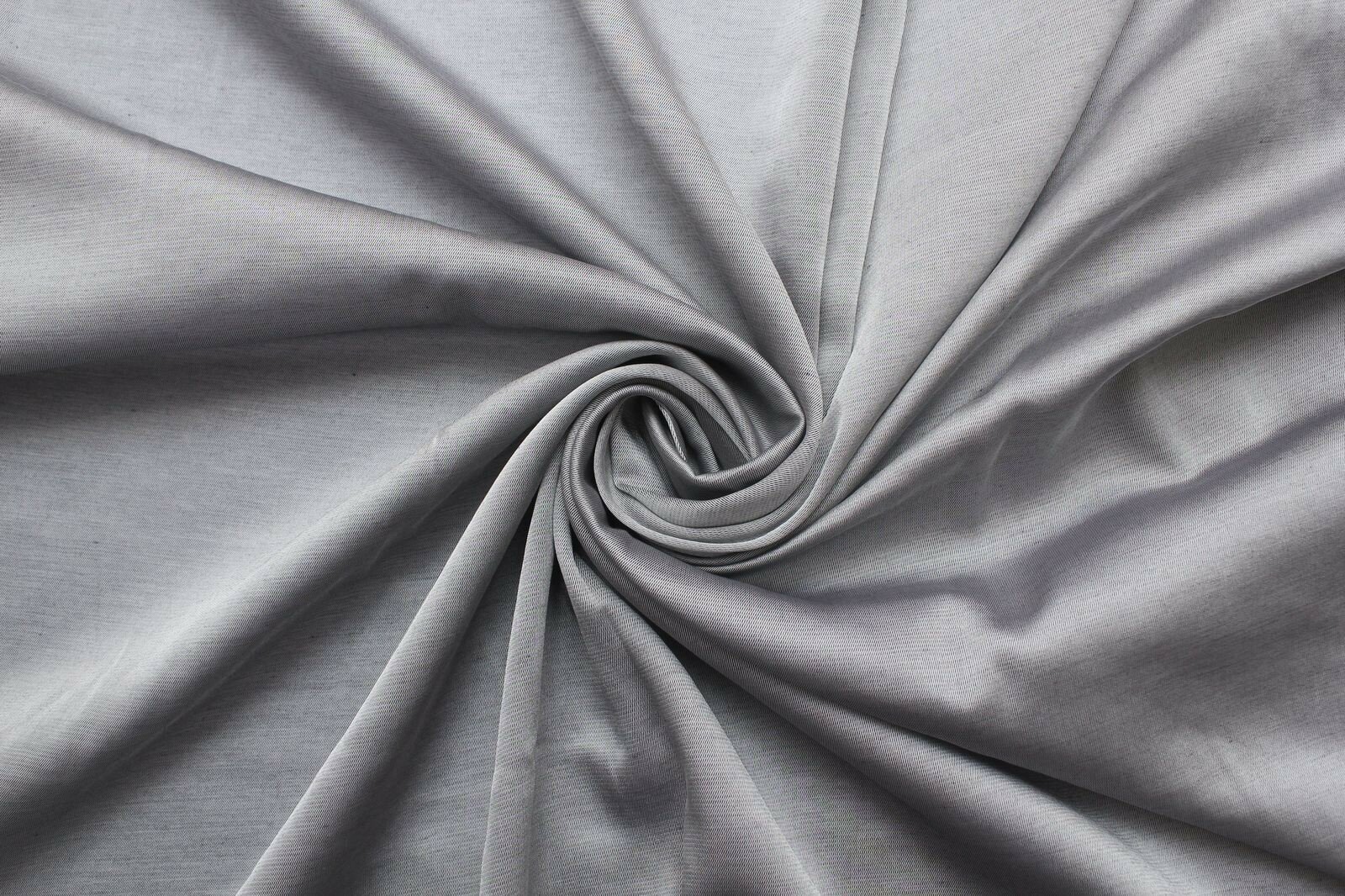 Ткань Хлопок-перламутр-вуаль серо-серебристый, ш142см, 0,5 м