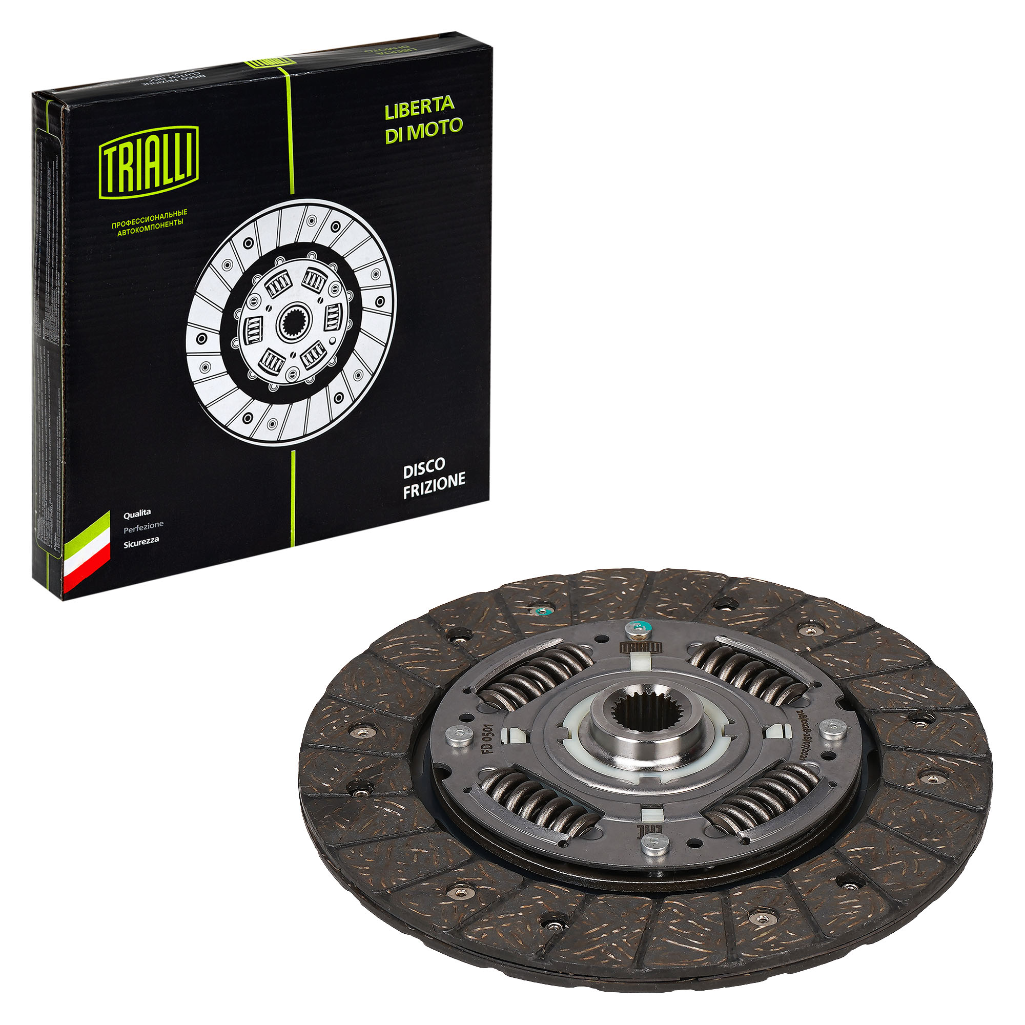 TRIALLI fd-0501 (96129618 / 96232994 / 96408516) диск сцеп. для а / м Daewoo (Дэу) Nexia (Нексия) (95-) 1.5i