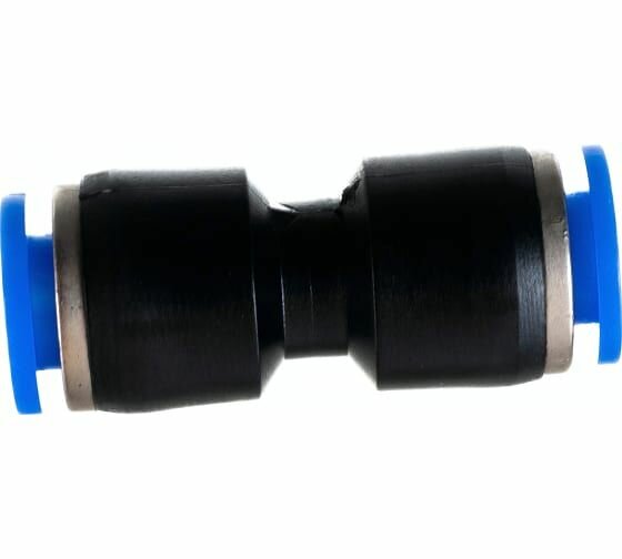 Фитинг цанговый прямой 6-6 мм Pegas pneumatic 5301