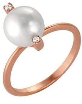 Кольцо помолвочное, стекло, искусственный камень