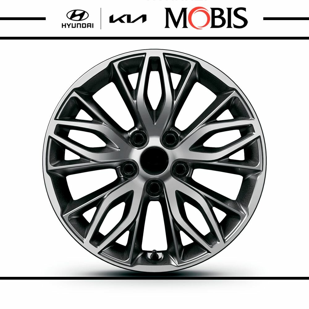 Диск колёсный алюминиевый лёгкосплавный 17 дюймов для KIA K5 2020- / арт. 52910L2210 / бренд MOBIS