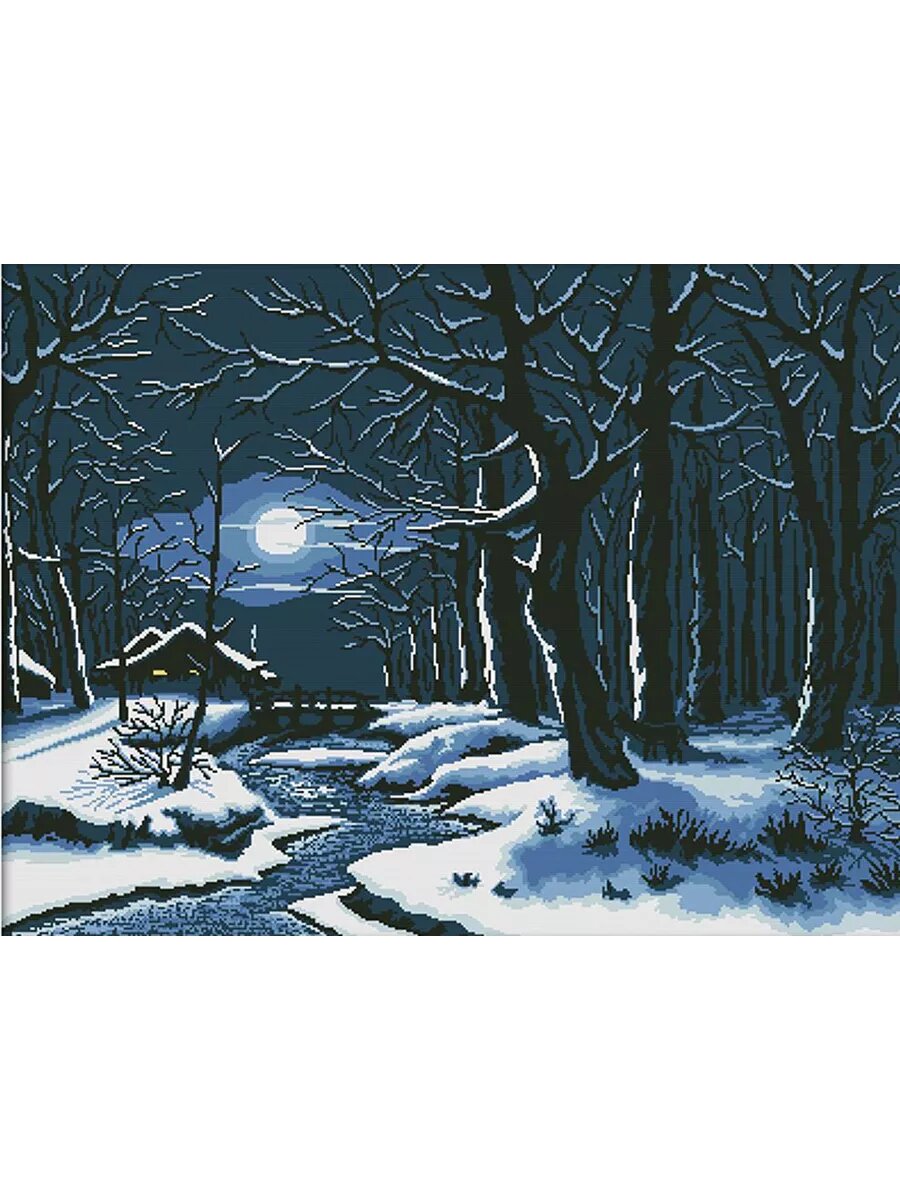 Набор для творчества, набор для вышивания крестиком (размер 100 см *78 см)