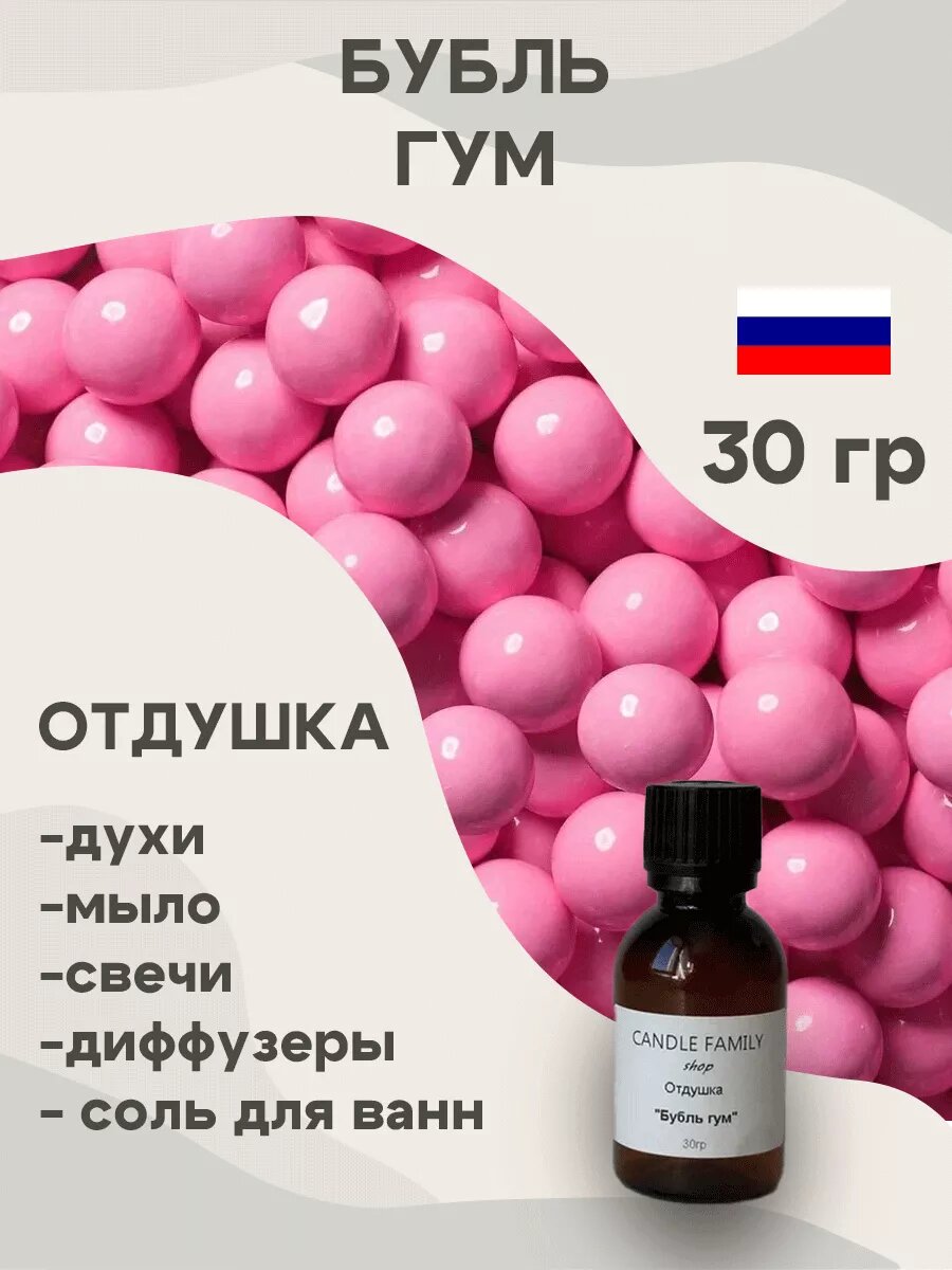 Отдушка для свечей и мыла. Ароматизатор косметический