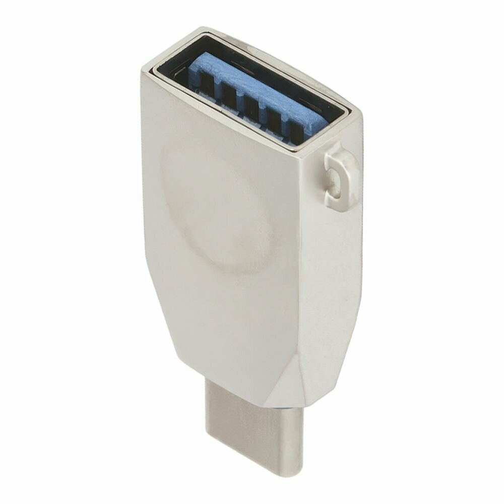 OTG адаптер HOCO UA9 Type-C на USB (серый)