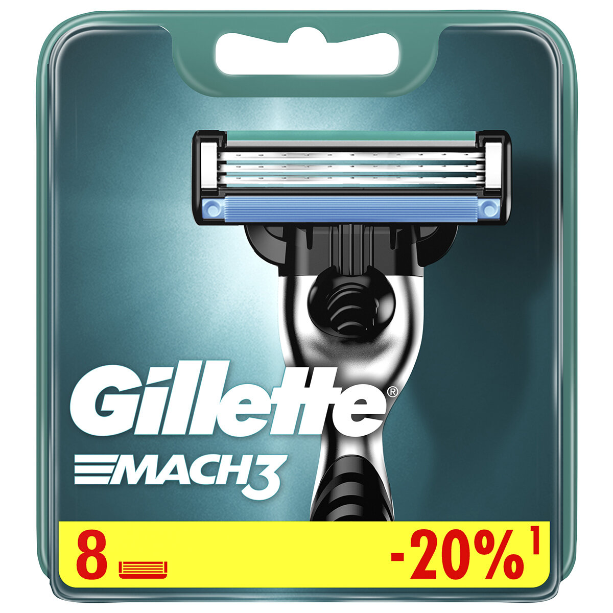 Сменные кассеты Gillette Mach3 8шт