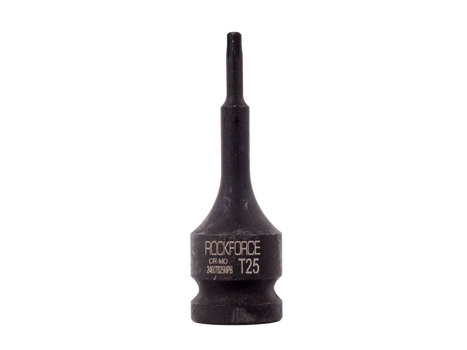 Головка торцевая ROCKFORCE, torx, ударная, 1/2", Т25, хромомолибден, длина 78мм