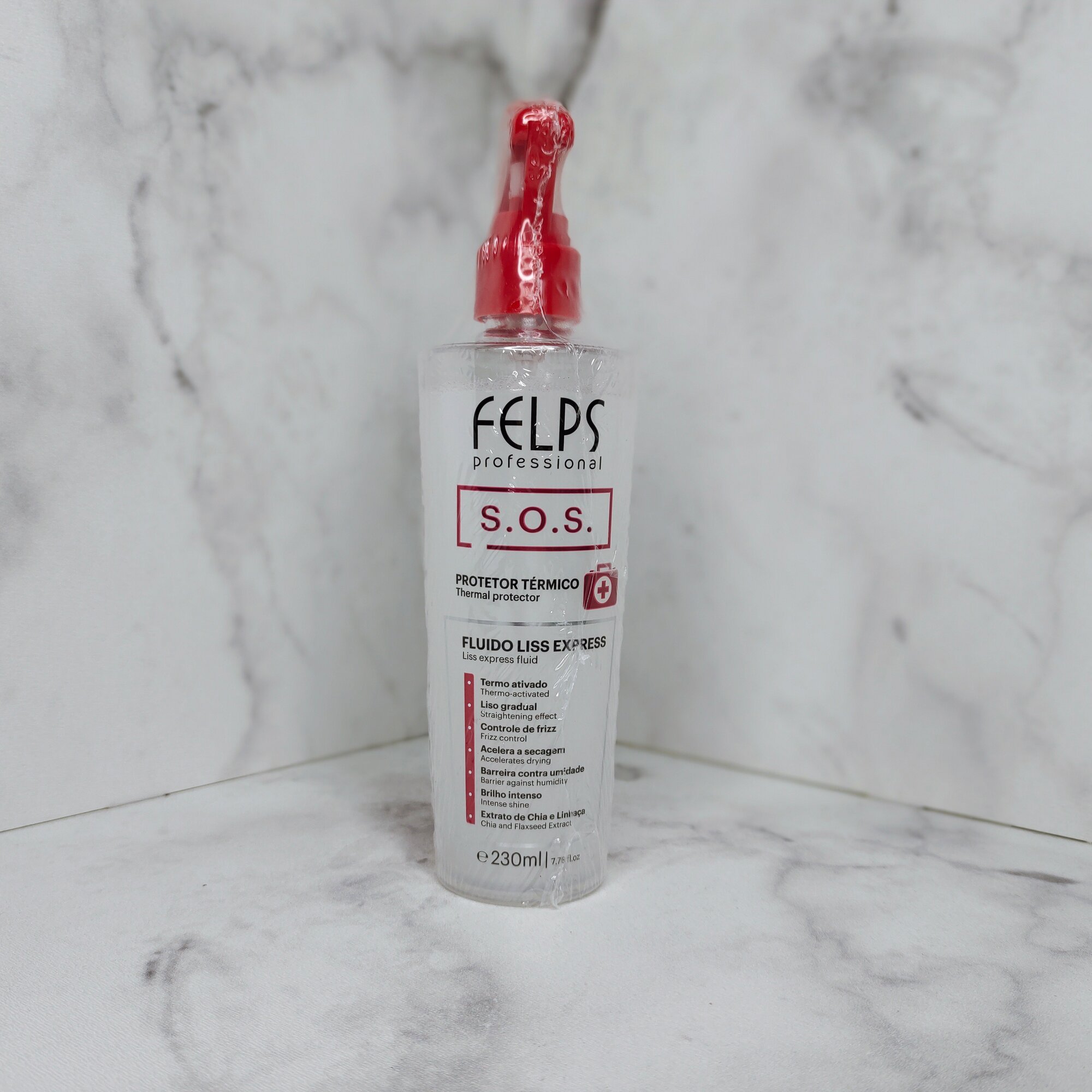 Флюид для волос Felps Professional SOS Liss Express, спрей, термозащита, 230мл