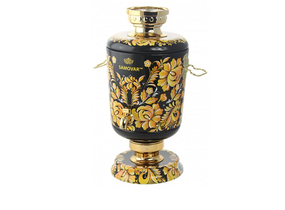 Чай чёрный и зелёный Самовар, 75 гр. (ж/б)