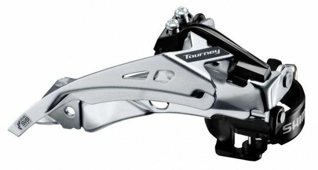 Передний переключатель 42-48T Shimano Tourney FD-TY700 7/8ск, у. т, н. х. 34.9мм, 63-66°