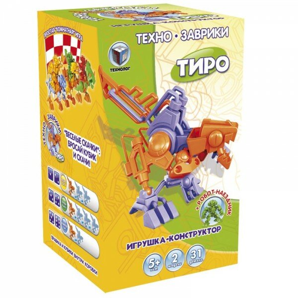 Конструктор Технолог Технозаврик Тиро, арт.00997