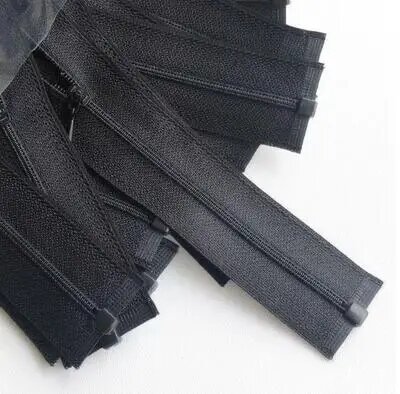 Набор молний для шитья 15 см Черный, 20pcs, Black