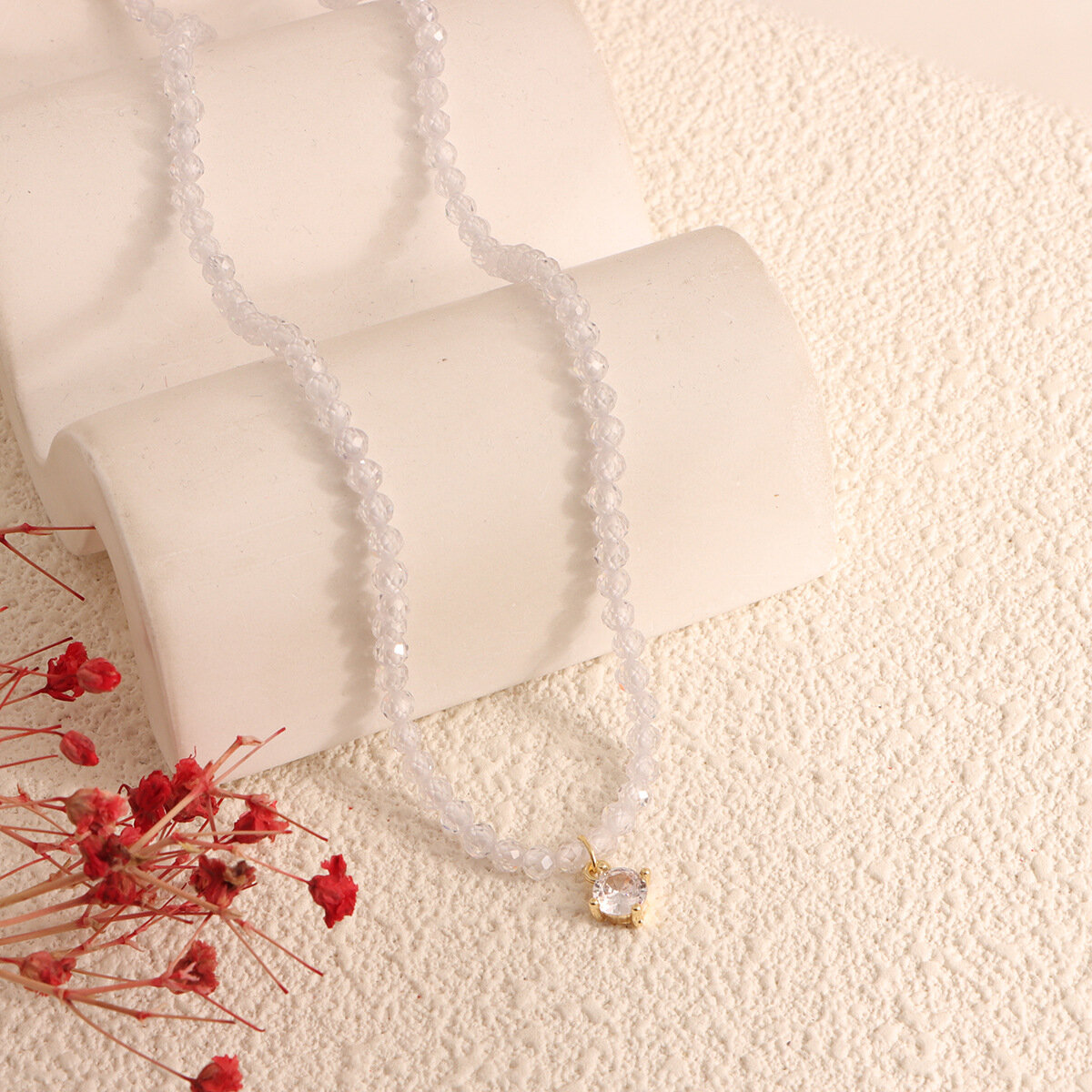 Чокер, циркон