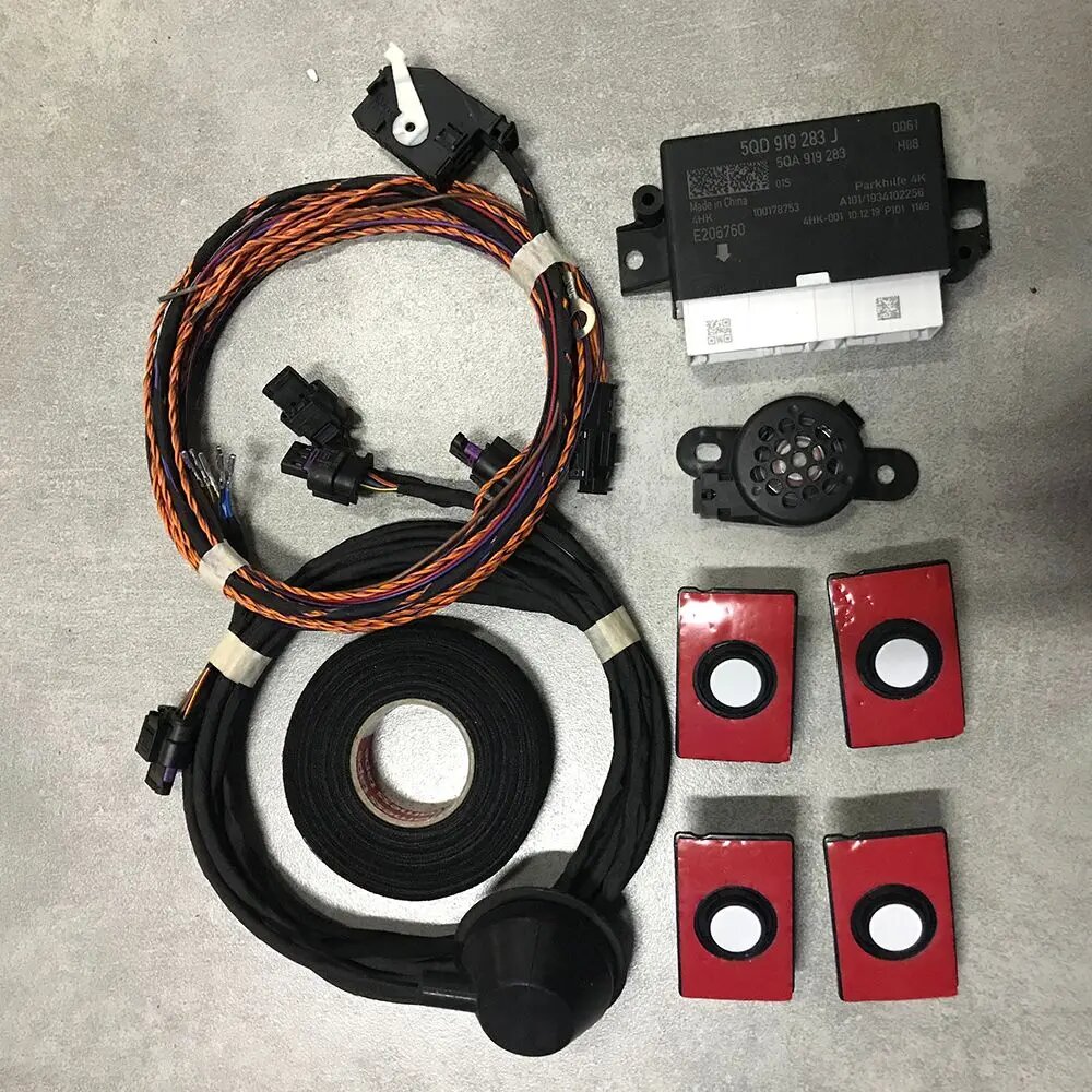 Автомобильный задний парковочный комплект 4 датчика парковки