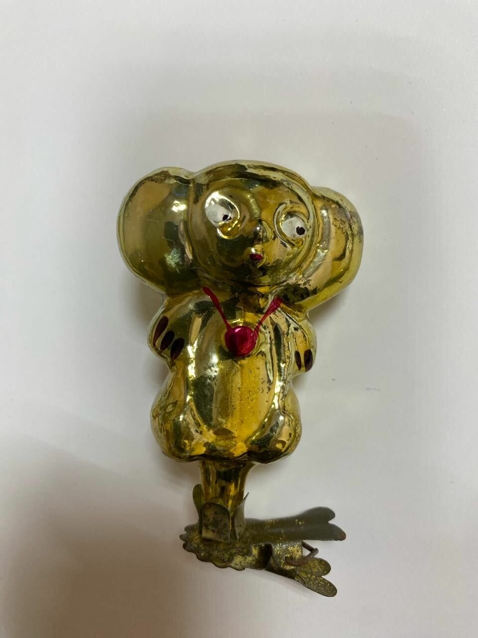 Игрушка на елку Чебурашка Винтаж из СССР