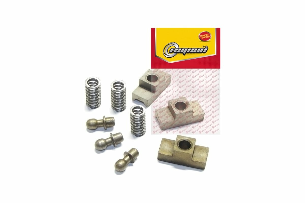 Ремкомплект синхронизатора 4, 5 передачи и з\х (сухарь, фиксатор, пружина по 3 шт) для а/м ГАЗ 3309, 33104 Riginal RG3309-1701171