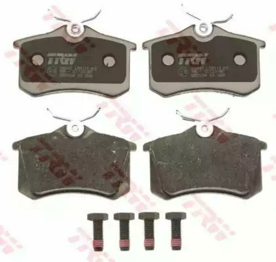 TRW GDB1504 Колодки тормозные задние