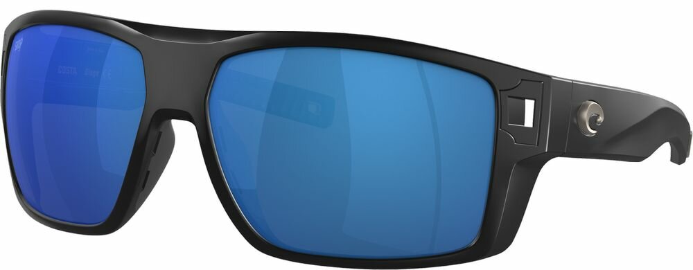 Costa Del Mar Поляризационные очки Costa Del Mar Diego 580 P Matte Black Blue Mirror