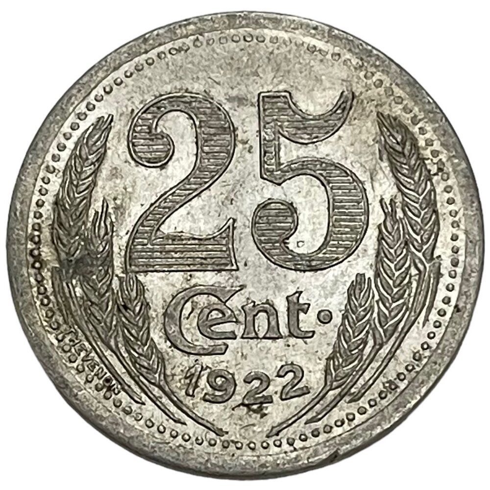 Франция, Эр и Луар 25 сантимов 1922 г. (Al)