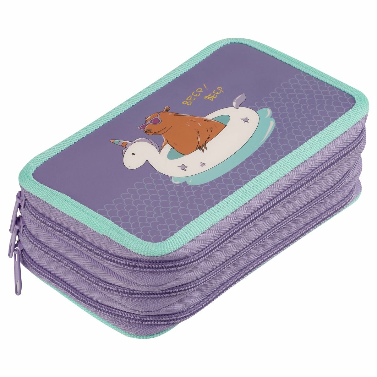 Пенал 3 отделения 190*110"Капибара"