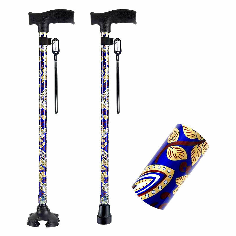 Костыли, нескользящие, с принтом, 360 градусов, 72-95 см
