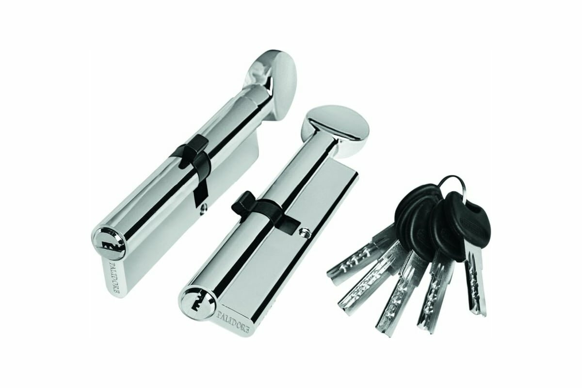 PALIDORE Цилиндр 110РС 50/60С ключ/завертка (хром блестящий) 98760911