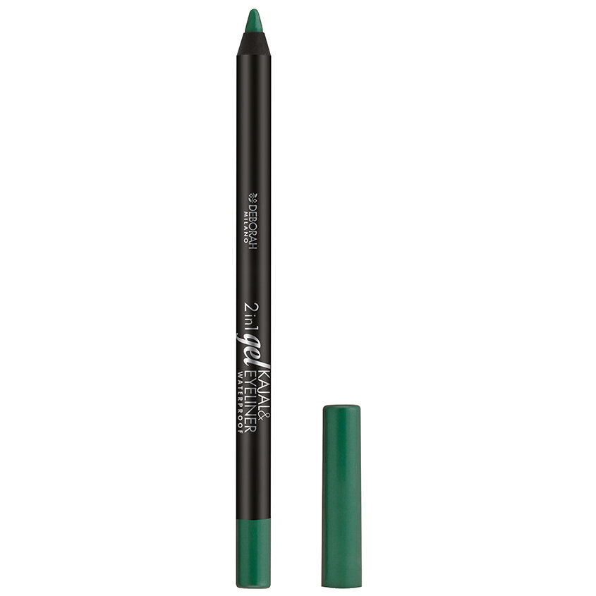 Карандаш для глаз DEBORAH 2 IN 1 GEL KAJAL & EYELINER PENCIL гелевый тон 11 светло зеленый