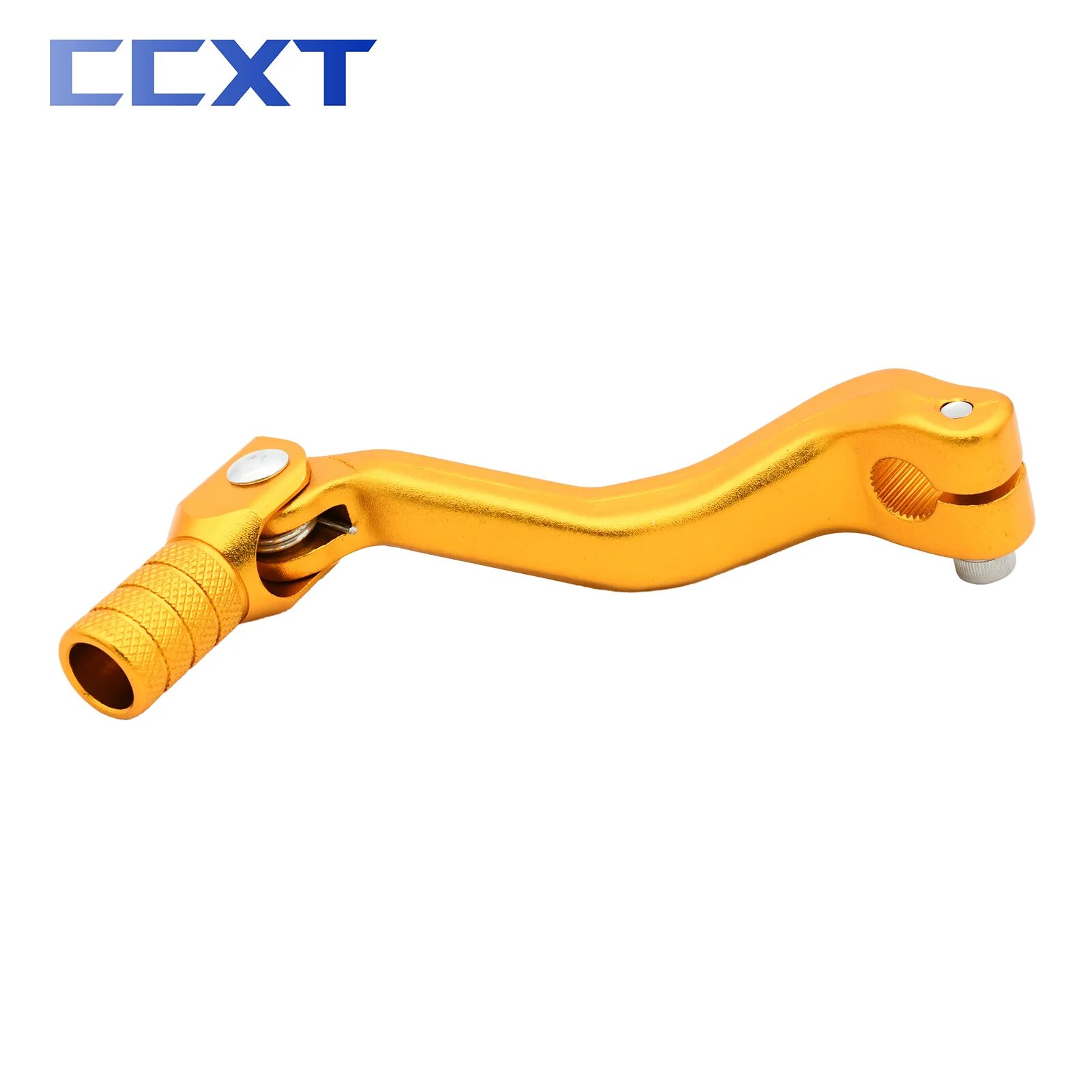 Желтый складной рычаг переключения передач для мото ATV Dirt Bike