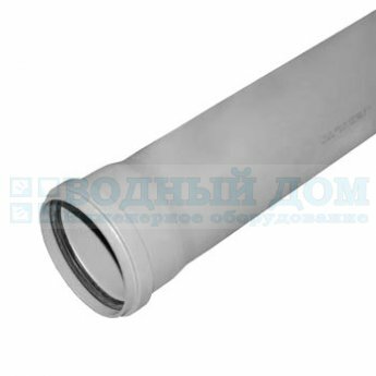 Труба канализационная 110х250мм (серый)