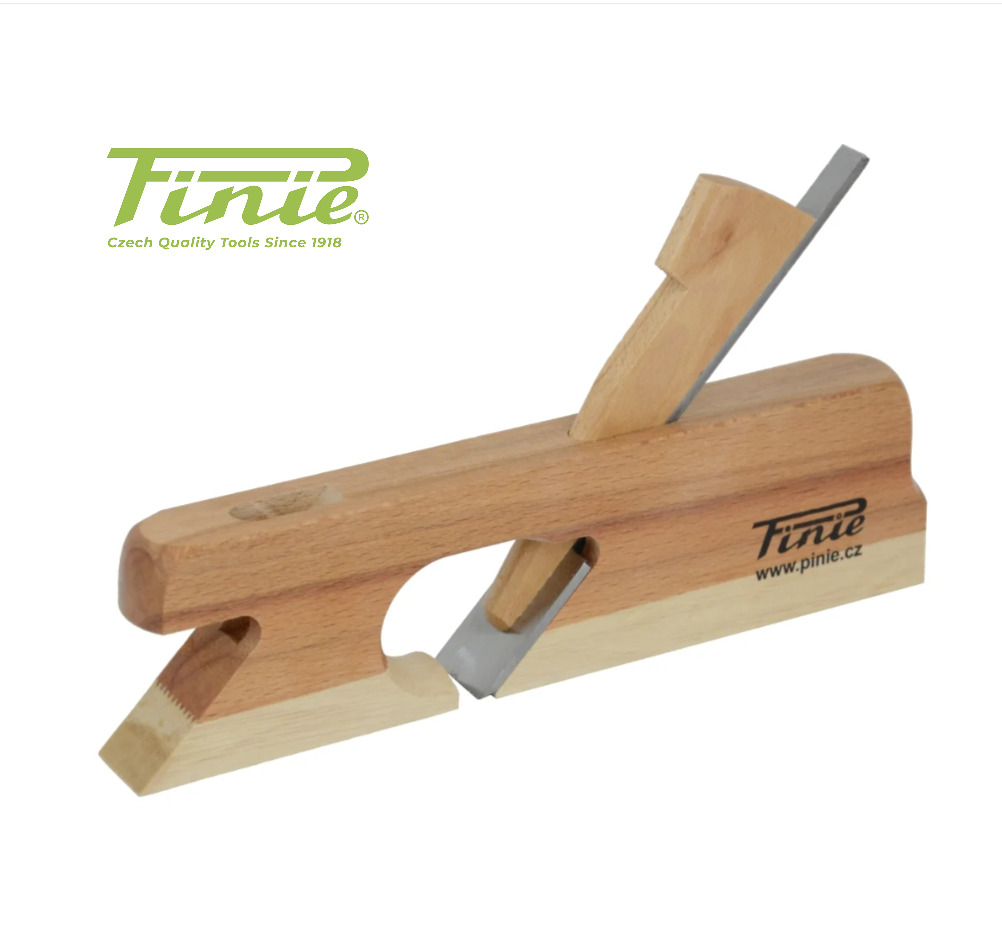 Фальцгебель (зензубель) двойной деревянный PINIE Classic (12-30C/S) нож 30мм, бук/граб