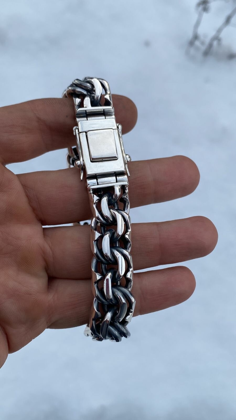 Браслет, славянский оберег, серебро, 925 проба