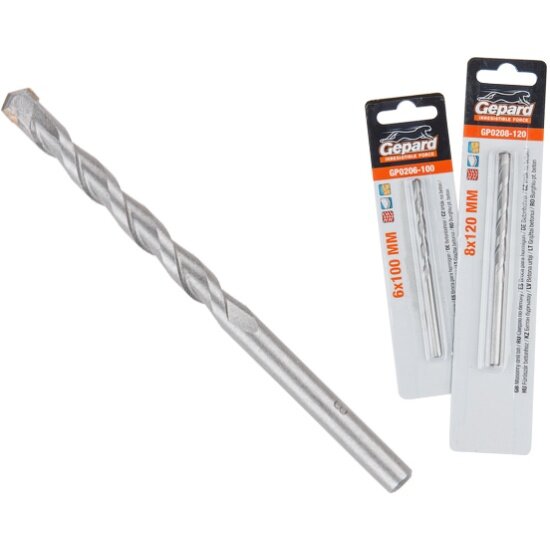 Gepard Сверло по бетону 5х85мм (GP0205-850) (победитовое ударное)