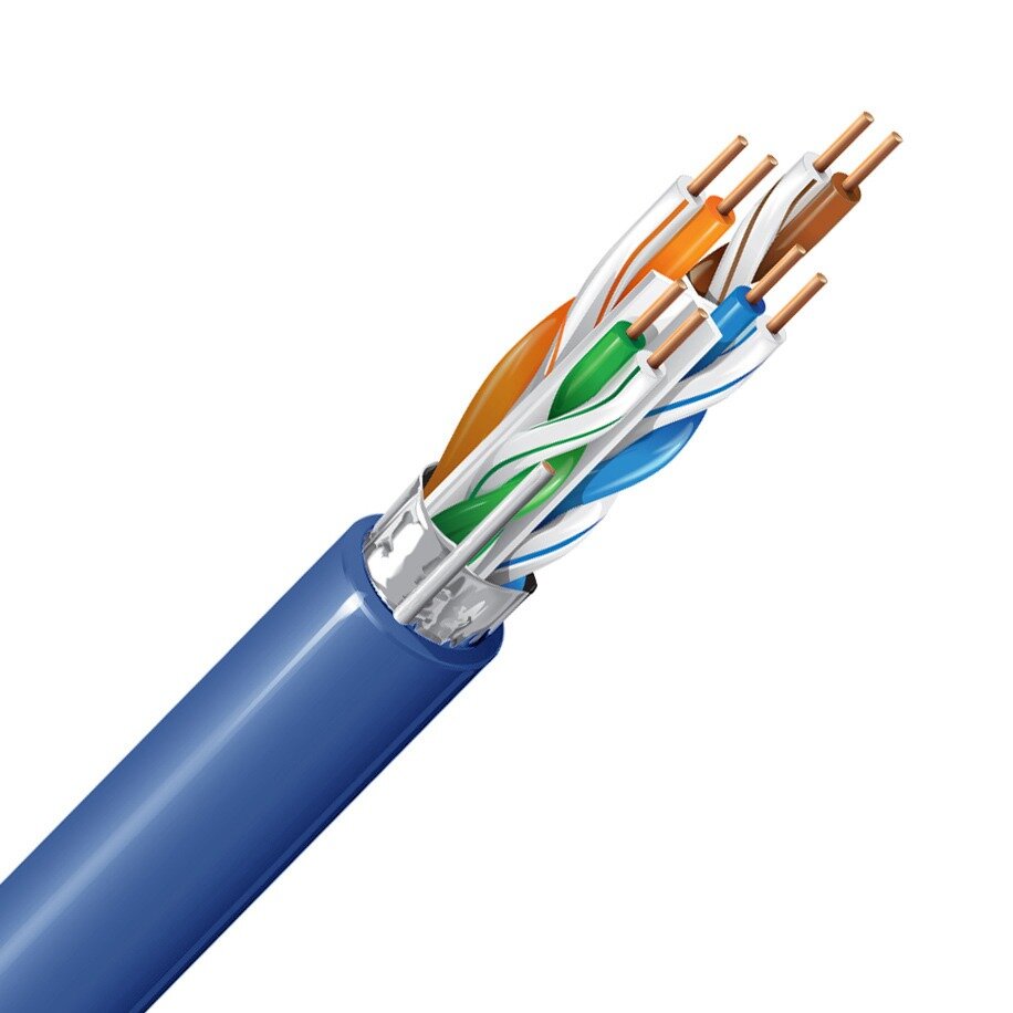 Витая пара BELDEN 10GXE00.06100 Blue, 1 м