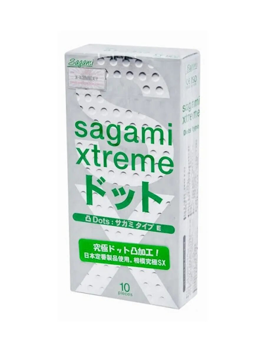 Презервативы Sagami Xtreme Type-E с точками 10 шт Япония