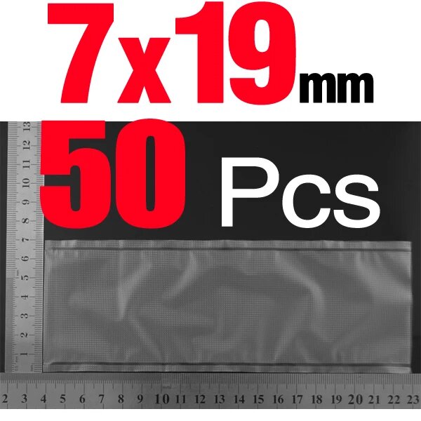 MNFT пакеты ПВА для карпа 50 шт. Черный, 50Pcs 7x19cm