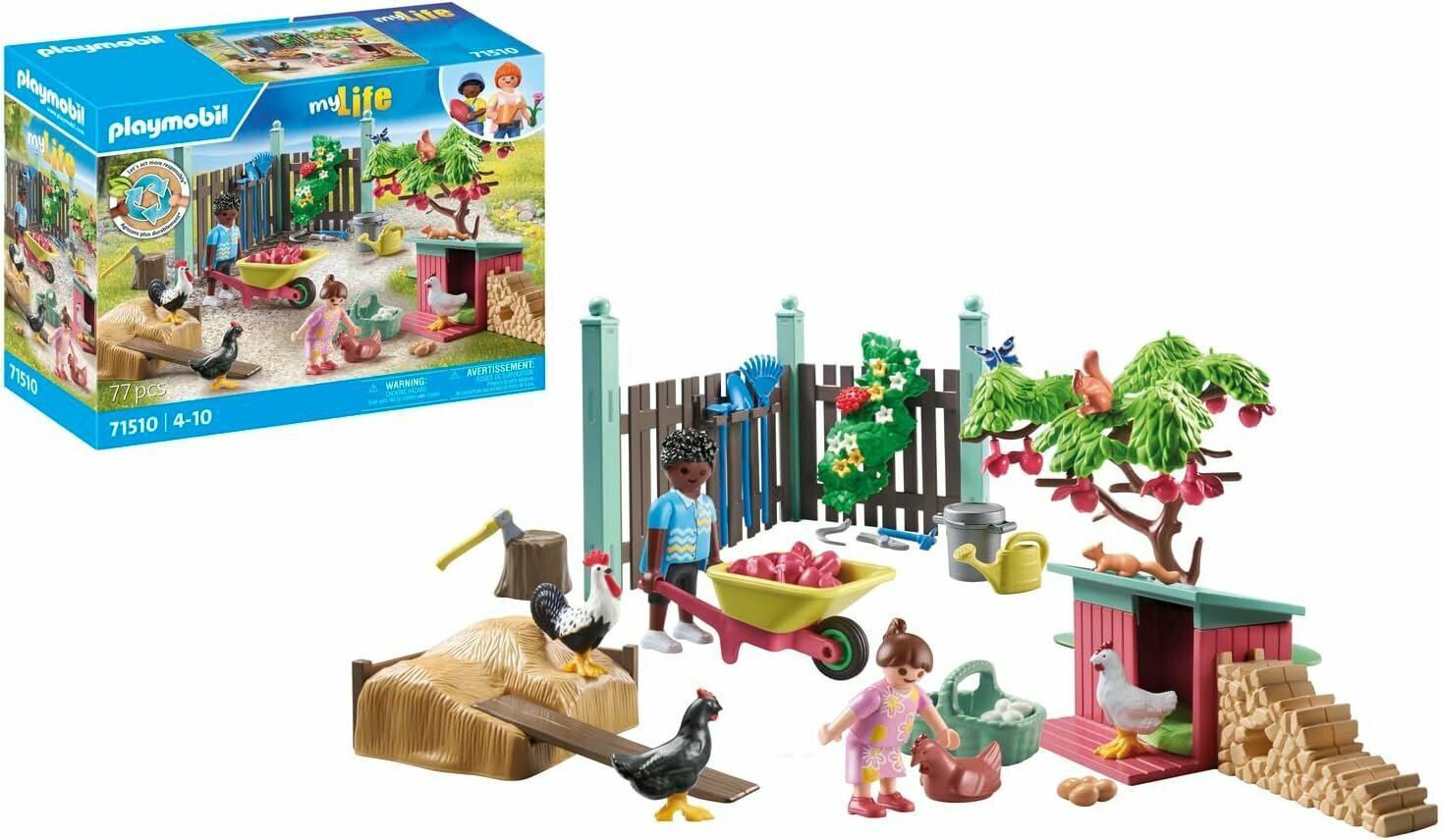 Конструктор "Куриная ферма" Playmobil 71510, 77 деталей