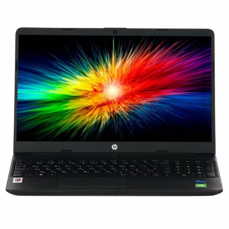 15,6" Ноутбук HP 15-DW3683NIA (6W1E4EA) черный - 1366x768, TN, Intel Core i5-1135G7, ядра: 4 x 2,4 ГГц, 8 ГБ, SSD 512 ГБ, NVIDIA GeForce MX450 (2 ГБ), Windows 10 Pro