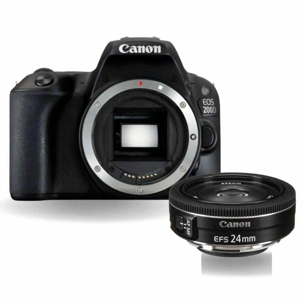 Фотоаппарат Canon Eos 200D kit EF-S 24mm f/2.8 STM