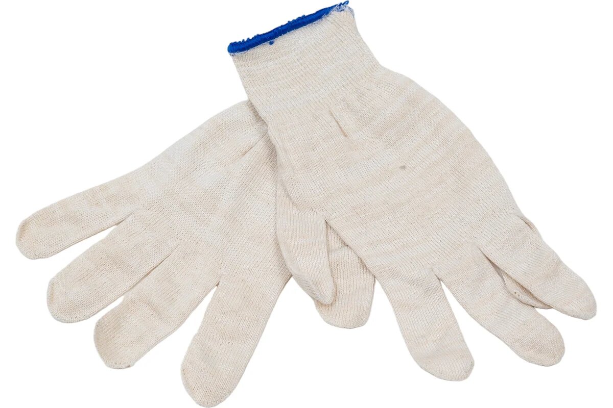 Armprotect трикотажные хлопковые перчатки 4-х нитка без покрытия, 13 класс, р. 9