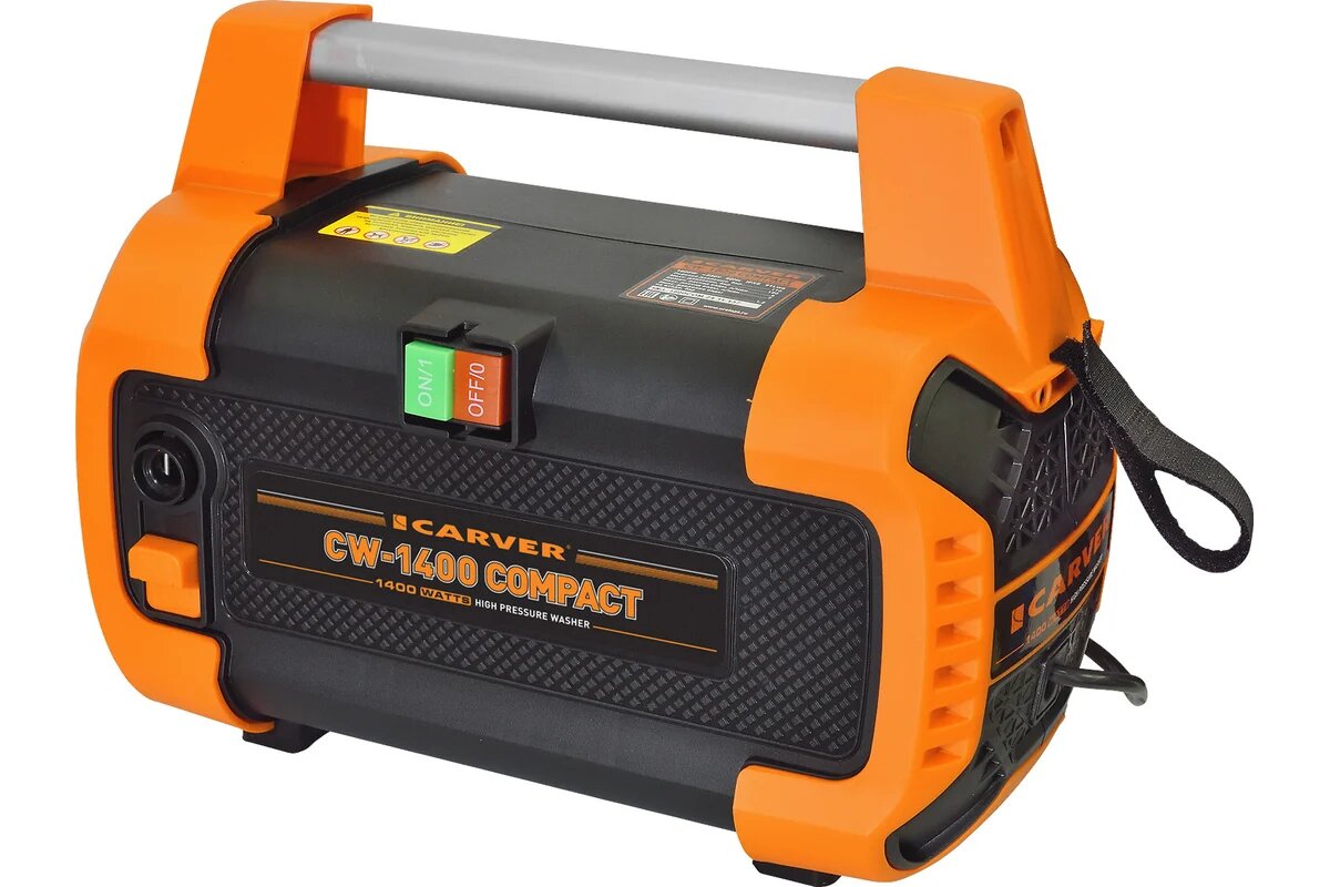 Мойка высокого давления CARVER CW-1400 COMPACT, 1400 Вт, 120 бар, 5,5 л/мин