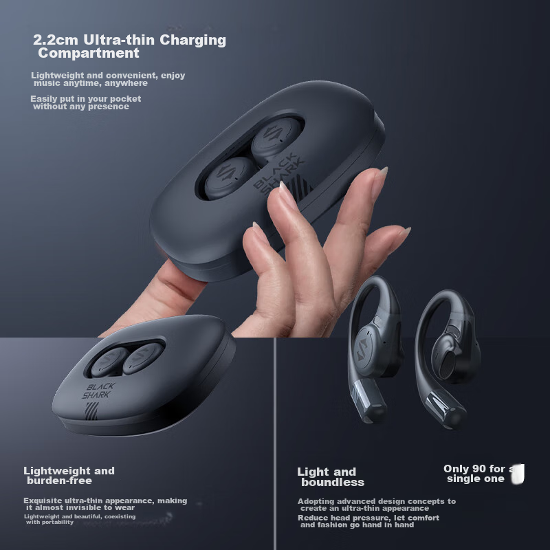 Беспроводные наушники Black Shark OWS Over-Ear Bluetooth Headphones, цвет Black