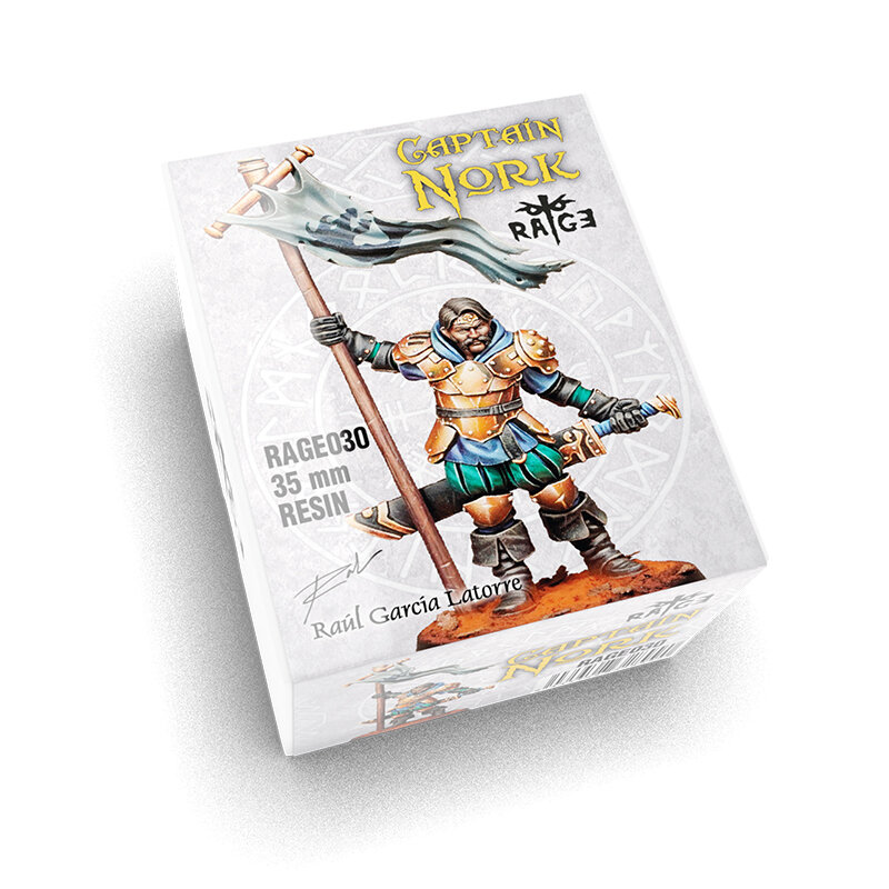 Фигурка для моделирования Rage Resin Miniatures - Captain Nork - 35MM